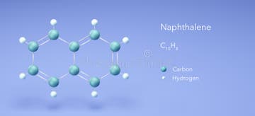 Naphthalene, Molecular Structures, 3d Model, Structural Chemical ...