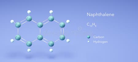 Naphthalene, Molecular Structures, 3d Model, Structural Chemical ...