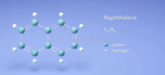 Naphthalene, Molecular Structures, 3d Model, Structural Chemical ...