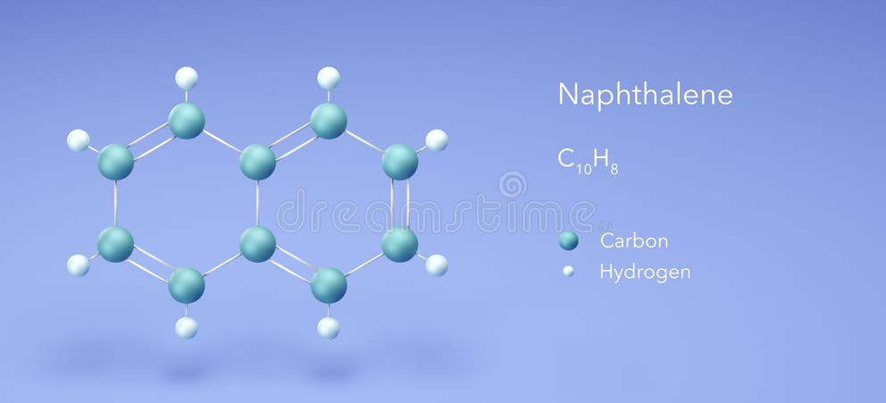 Naphthalene, Molecular Structures, 3d Model, Structural Chemical ...