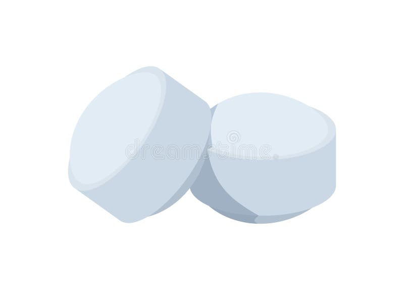 Naphthalene Mothball Items. Simple Flat Illustration. Stock Vector ...