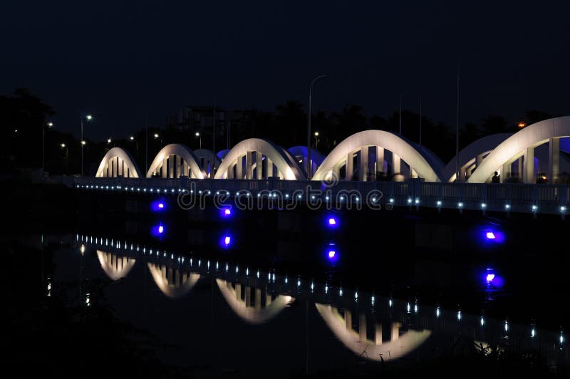 Napier Bridge stock photo. Image of dusk, sundown, scenic - 16144348