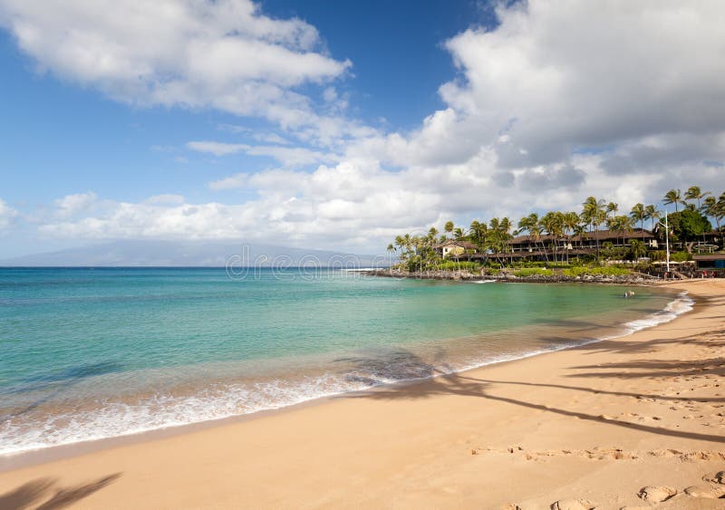 Napili beach maui stock photo. Image of outdoor, clear - 17606930
