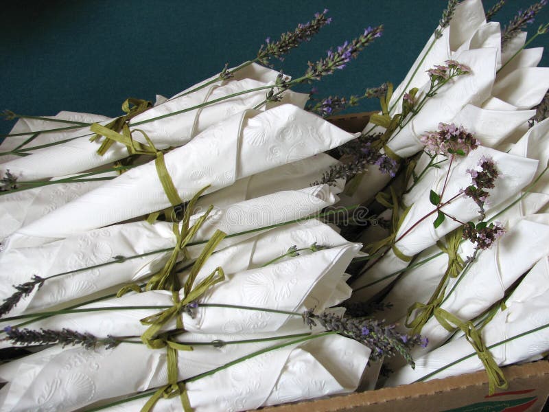 Napkin Basket stock photo. Image of caterers, basket, wedding - 3966118
