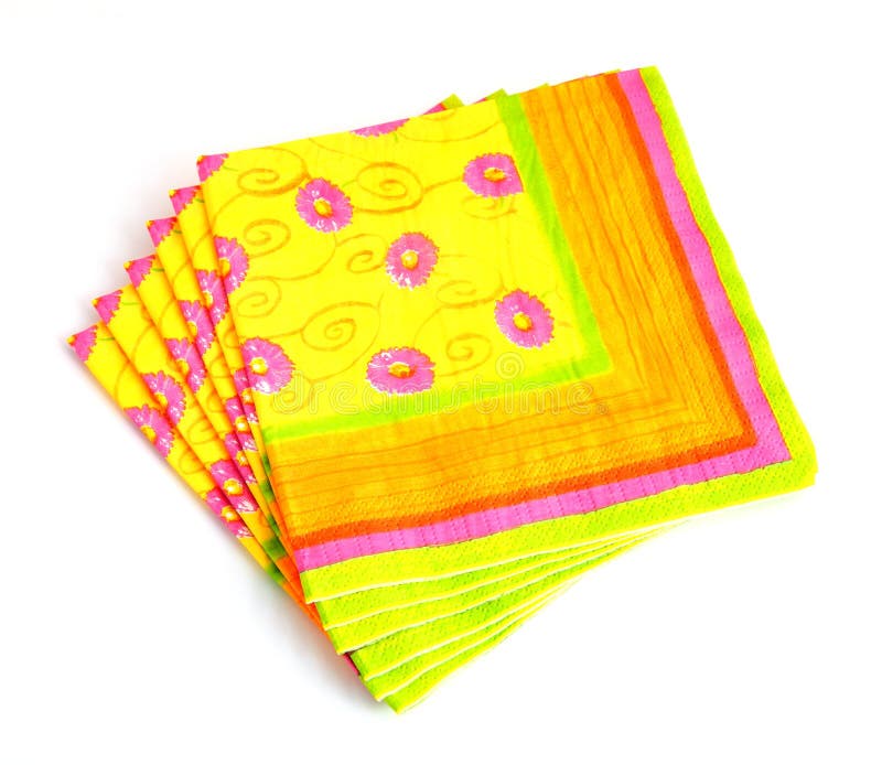 Napkins stock photo. Image of detail, napkin, painted - 4490214