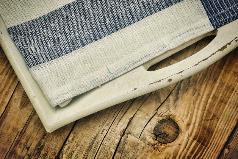 Napkins on a tray stock image. Image of restaurant, breakfast - 157129705