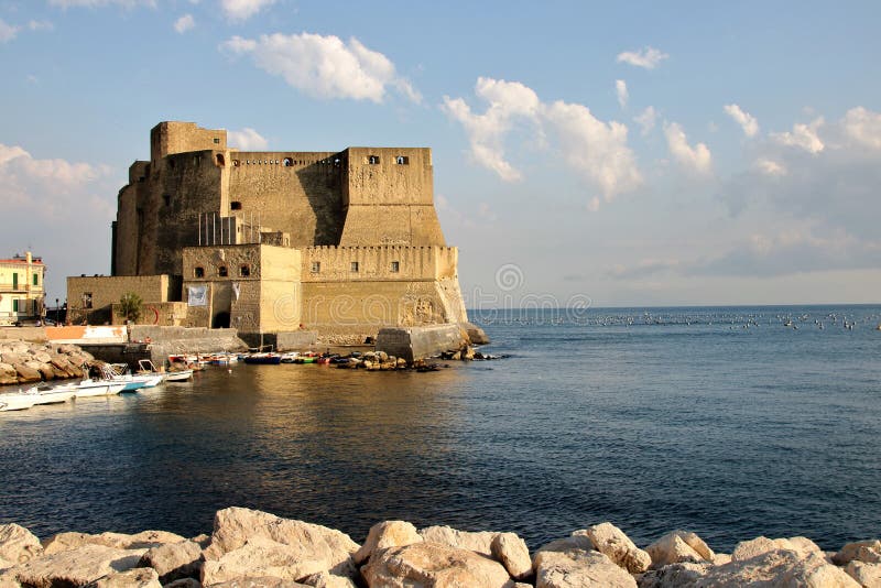 Naples cityscape and gulf editorial photography. Image of landscape ...