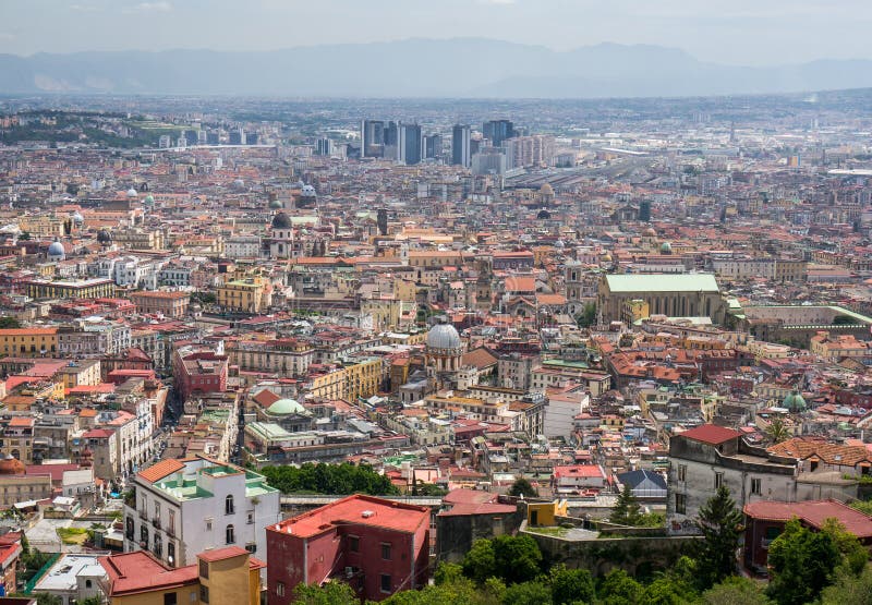 Naples cityscape, Italy stock image. Image of destinations - 45951111