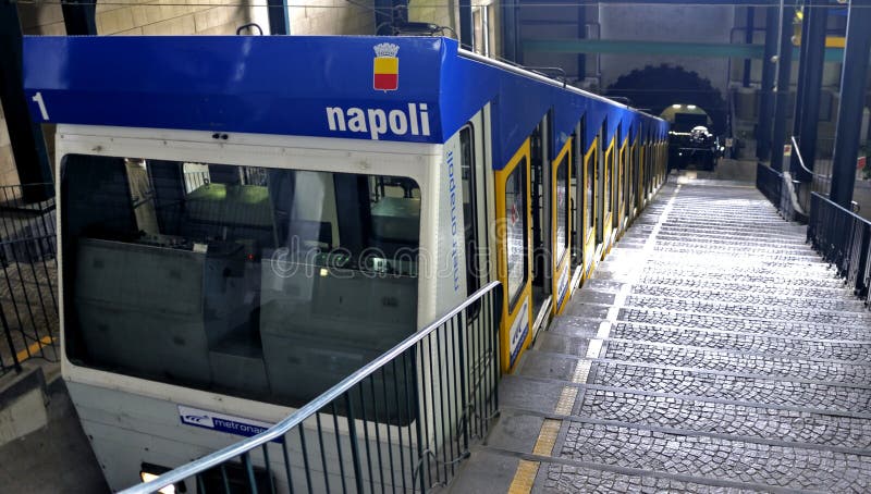 Naples Funicular editorial image. Image of train, station - 27792365