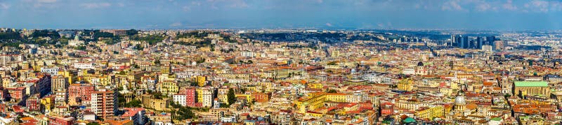 Naples historic centre stock image. Image of church, mountain - 69559967