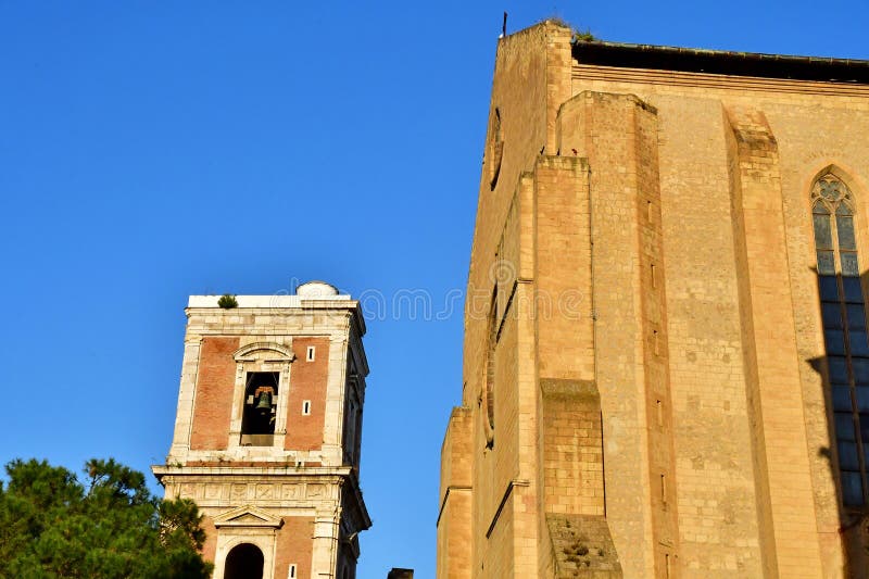 Naples, Italy - March 6 2025 : Religious Complex of Santa Chiara ...