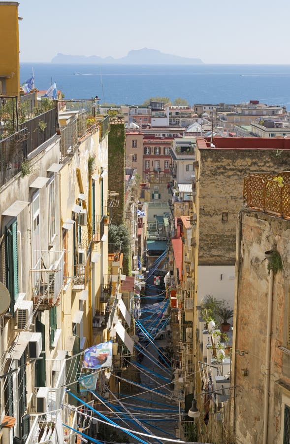 Naples - the Street and the Sea Editorial Photo - Image of town ...