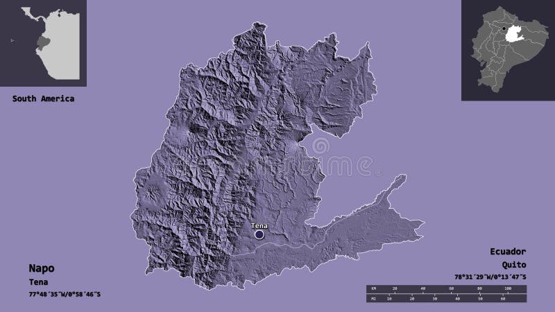 Napo, Province of Ecuador,. Previews. Administrative Stock Illustration ...