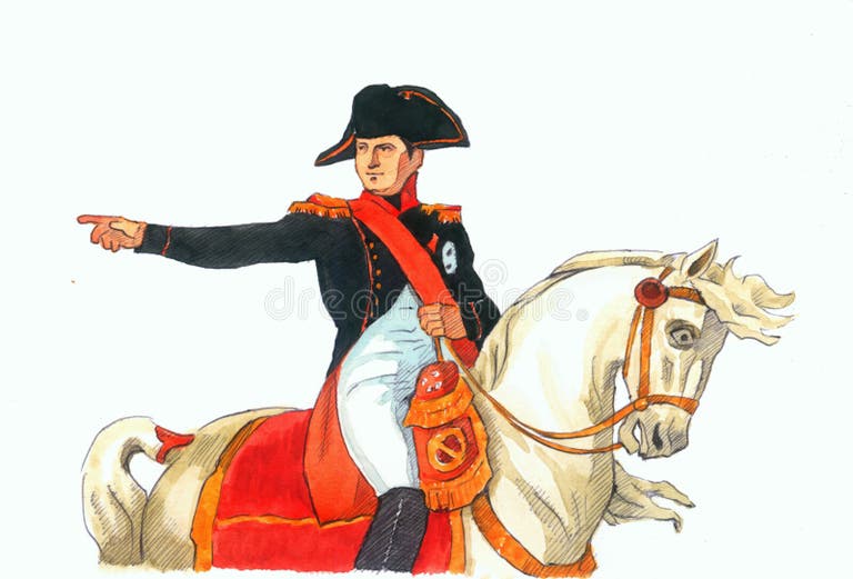 Napoleon Drawing Bonaparte Stock Illustrations – 146 Napoleon Drawing ...