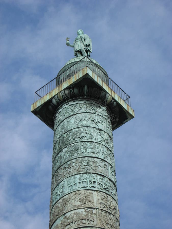 Napoleon Column Paris stock photo. Image of france, sculpture - 1771330