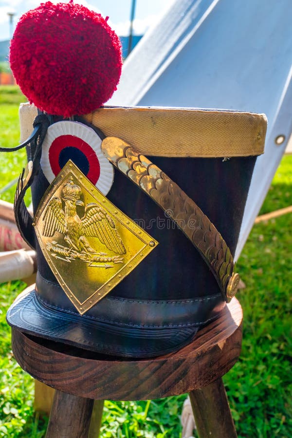 Napoleon Infrantry Shako Hat Stock Image - Image of uniform, napoleonic ...