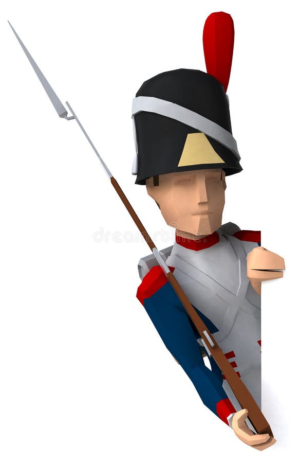 Napoleonic grenadier stock illustration. Illustration of battle - 68464746