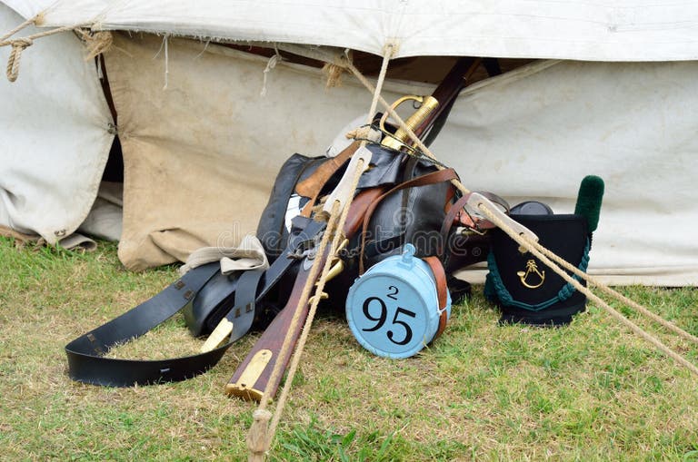 Napoleonic infantry kit stock photo. Image of accoutrement - 42370998