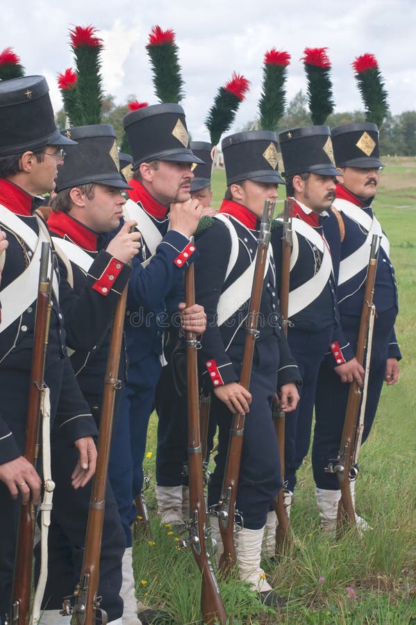 Napoleonic Infantry in the Ranks Editorial Photography - Image of ...