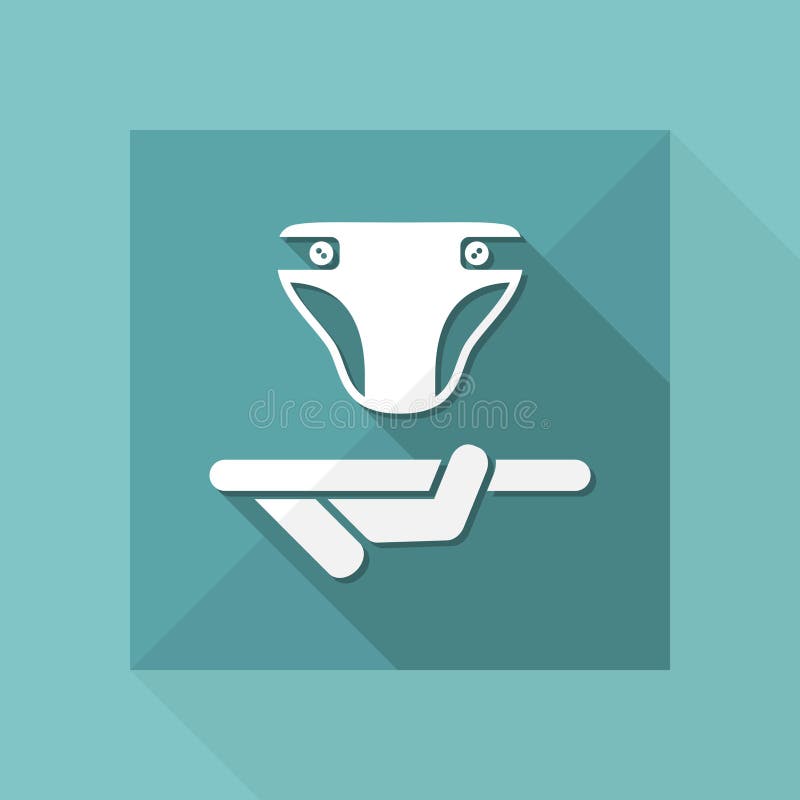 Nappy store stock vector. Illustration of protection - 119145286