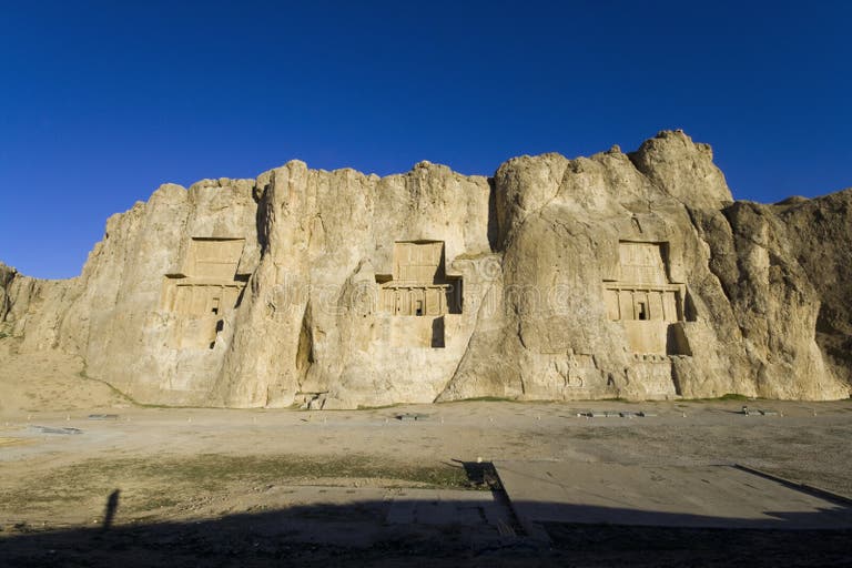 Naqsh-i Rustam stock photo. Image of sarcophagus, asia - 15883616