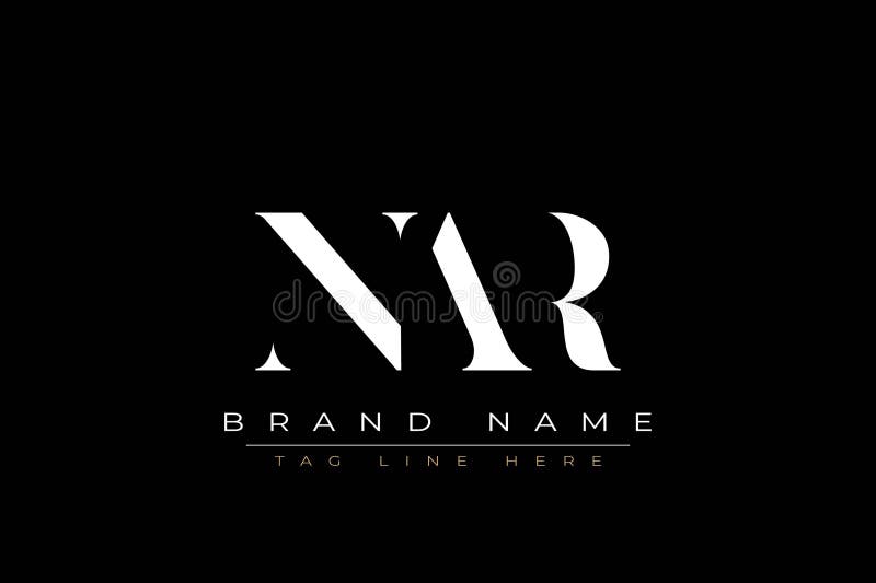 NAR Abstract Letter Logo Design Stock Vector - Illustration of brand ...