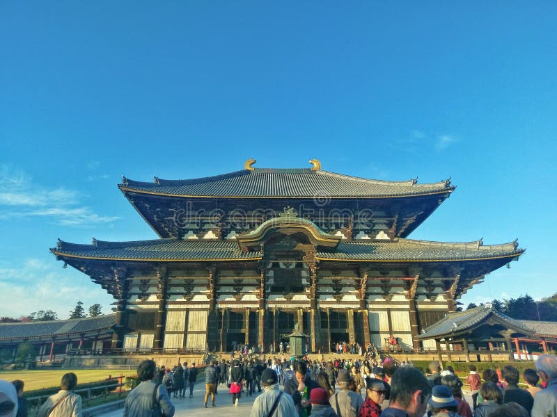 Castle in Nara Japan stock photo. Image of place, lanterns - 56036622