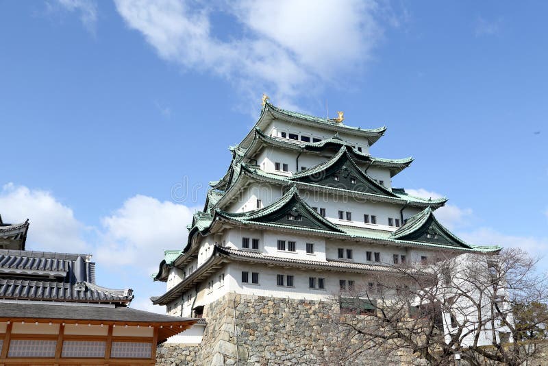 Nara Castle, Hiroshima Japan Stock Photo - Image of tower, evening ...