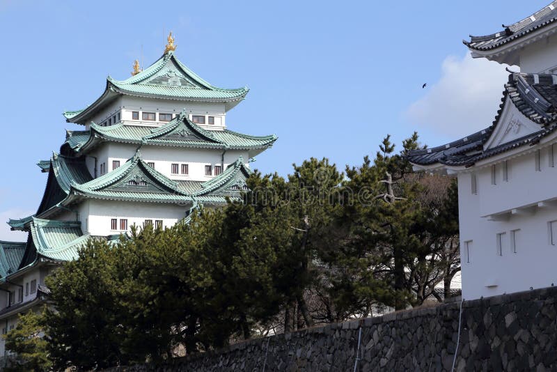 Nara Castle, Hiroshima Japan Stock Photo - Image of tower, evening ...