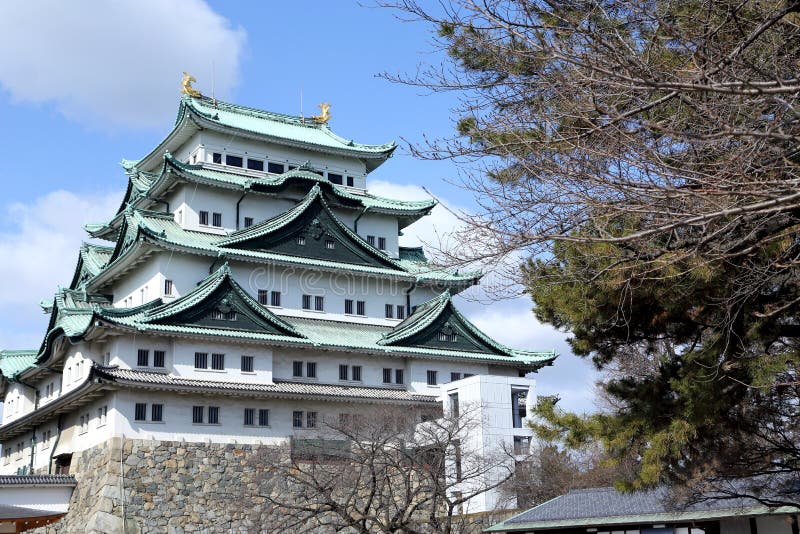 Nara Castle, Hiroshima Japan Stock Photo - Image of tower, evening ...
