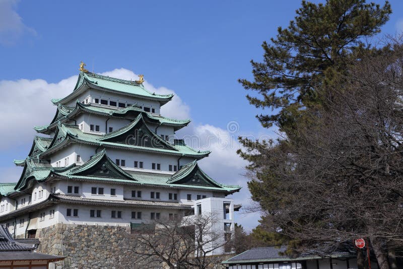 Nara Castle, Hiroshima Japan Stock Photo - Image of tower, evening ...