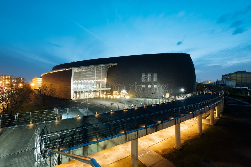 Nara Centennial Hall editorial image. Image of illuminated - 75941375