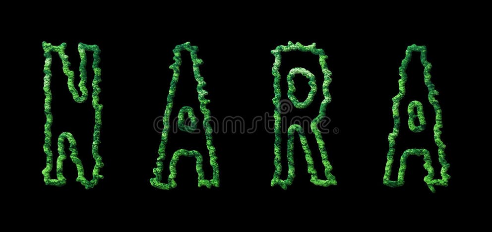 Nara Forest, Nara Urban Canopy Stock Illustration - Illustration of ...