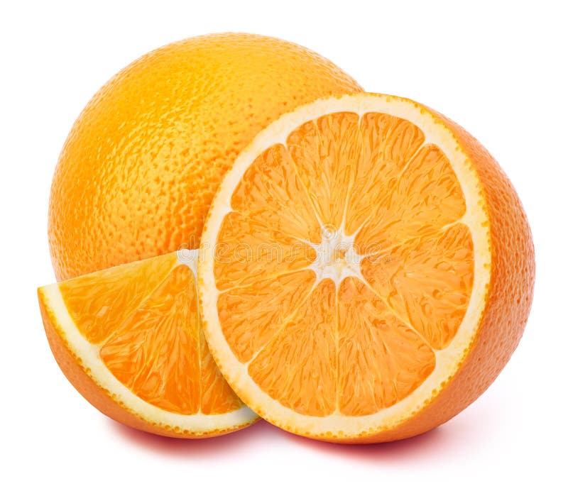 Naranja Entera Aislada En Blanco Foto de archivo - Imagen de aislado ...