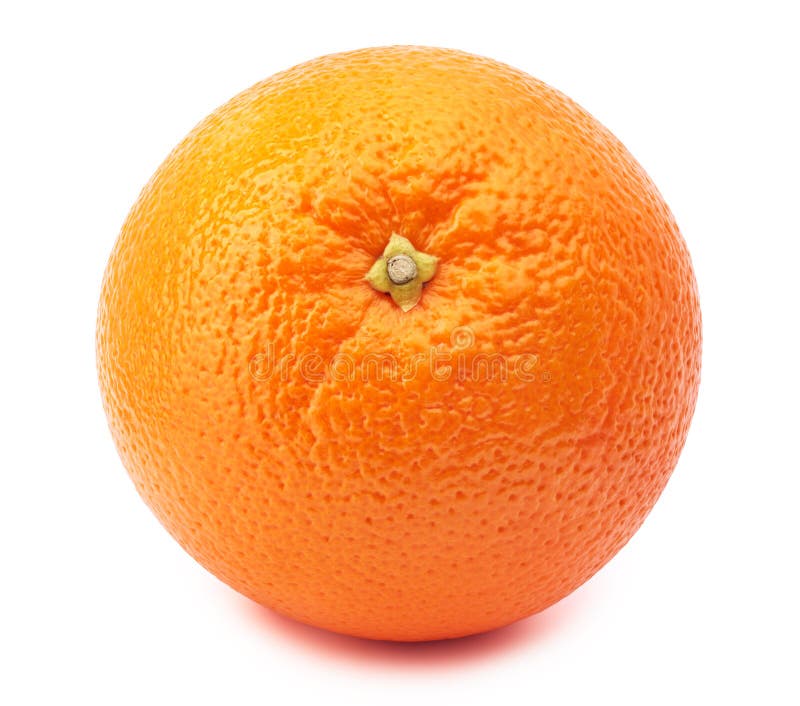 Naranja Entera Aislada En Blanco Imagen de archivo - Imagen de fruta ...