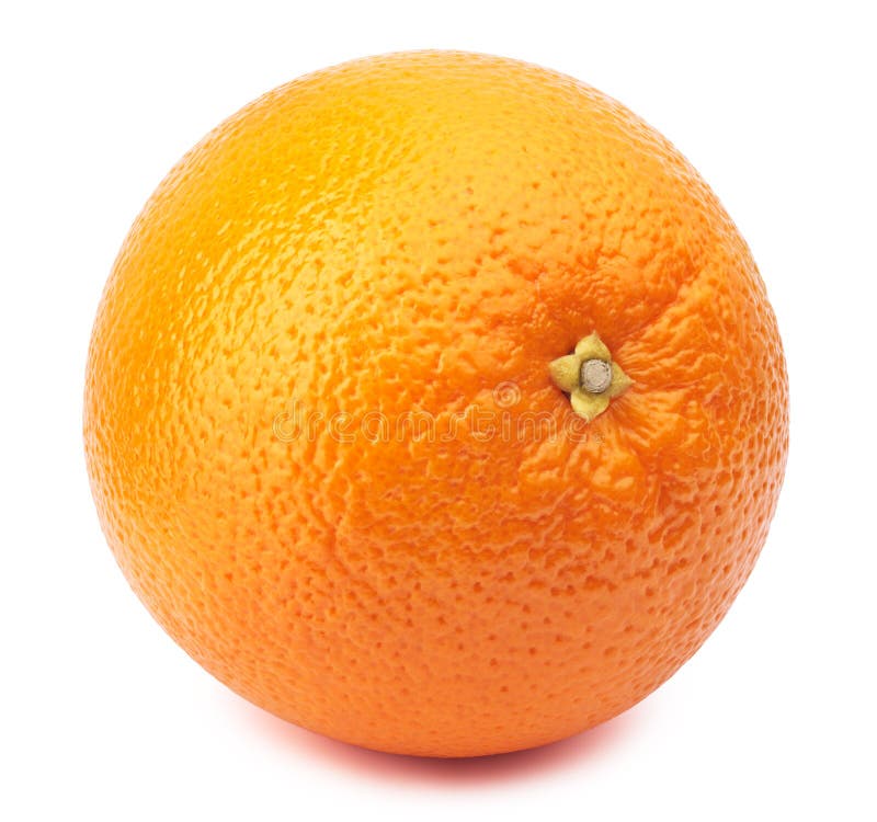 Naranja Entera Aislada En Blanco Imagen de archivo - Imagen de fruta ...