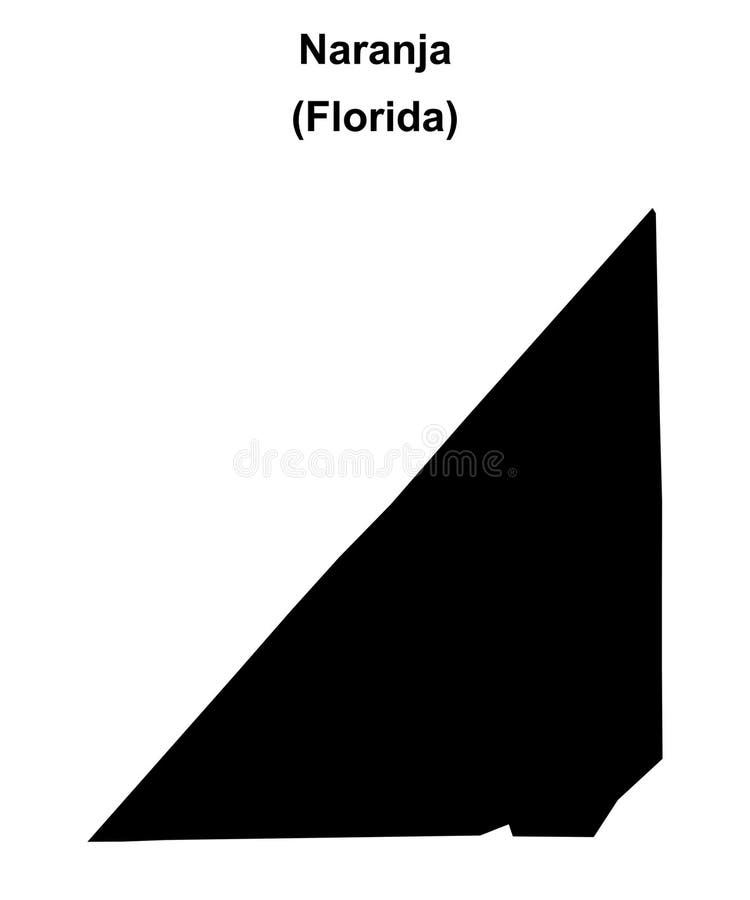 Naranja Outline Map Stock Illustrations – 1 Naranja Outline Map Stock ...