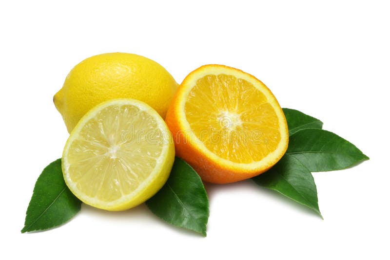 Naranja y limón imagen de archivo. Imagen de alimento - 5986311