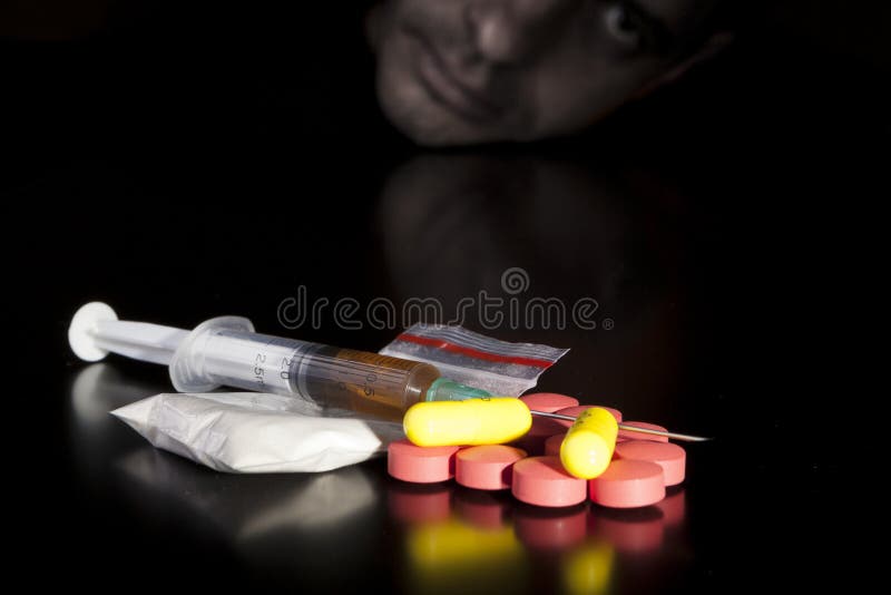 Narcotic Face stock photo. Image of illegal, closeup - 40224616
