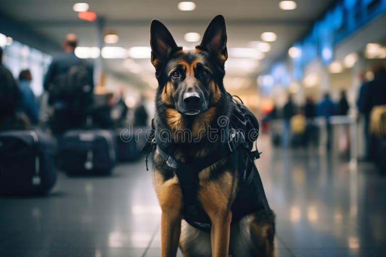 Narcotics Detection Dog Stock Illustrations – 16 Narcotics Detection ...