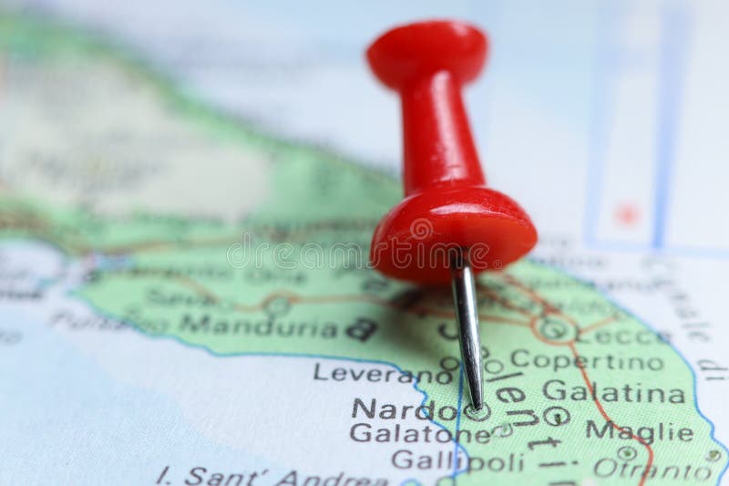 Nardo Italy Pin Map Stock Photos - Free & Royalty-Free Stock Photos ...