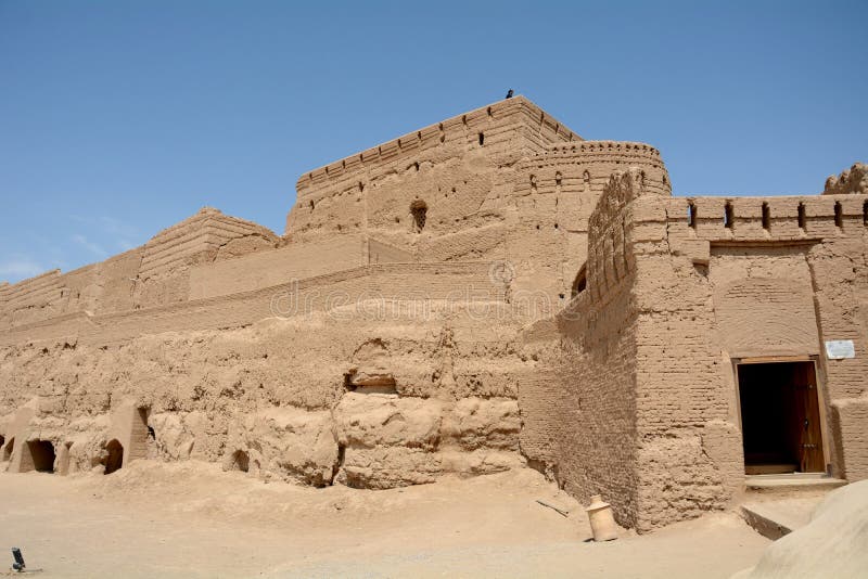 The Narin Fort, Meybod, Iran Stock Image - Image of brick, attraction ...
