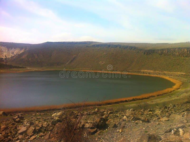 Narligol Crater Lake Volcanic Nar Lake at Green Tour in Cappadocia ...