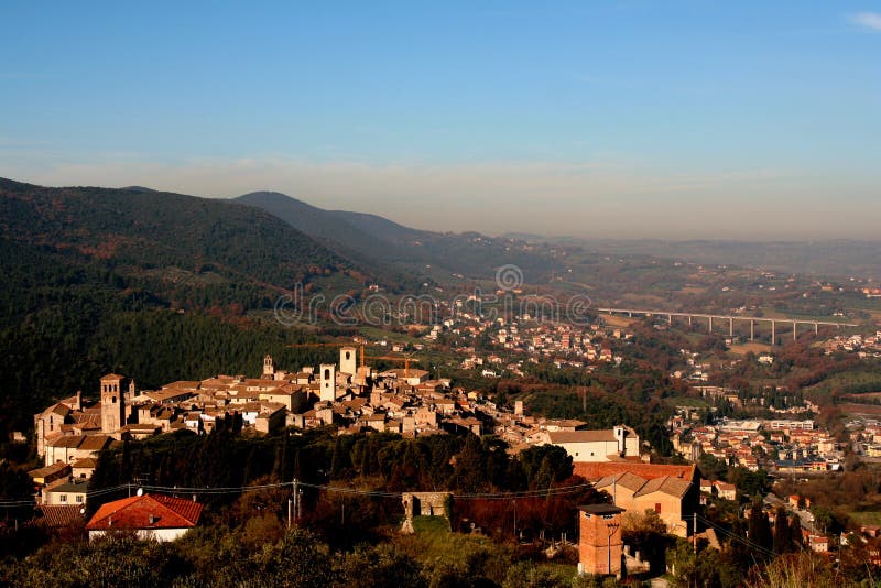 Narni stock image. Image of bench, home, italy, house - 21962769