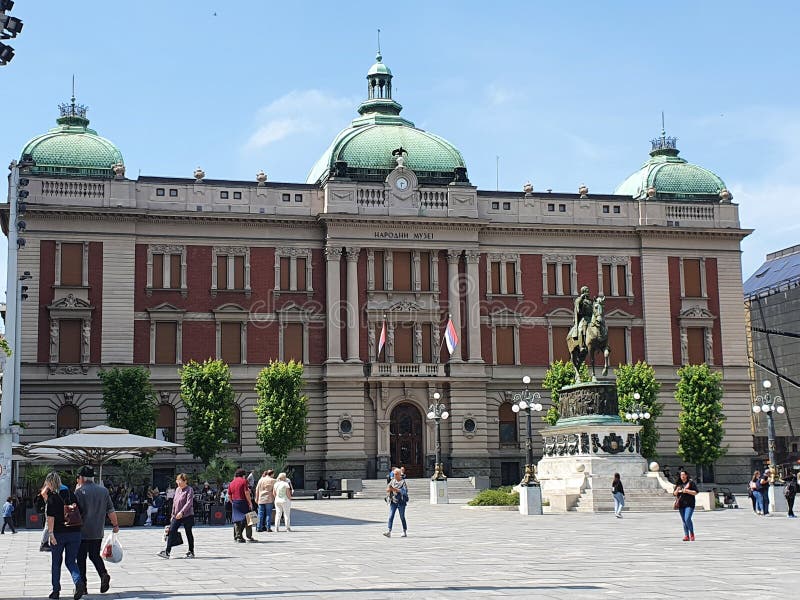 National museum Belgrade editorial photo. Image of monument - 248686901