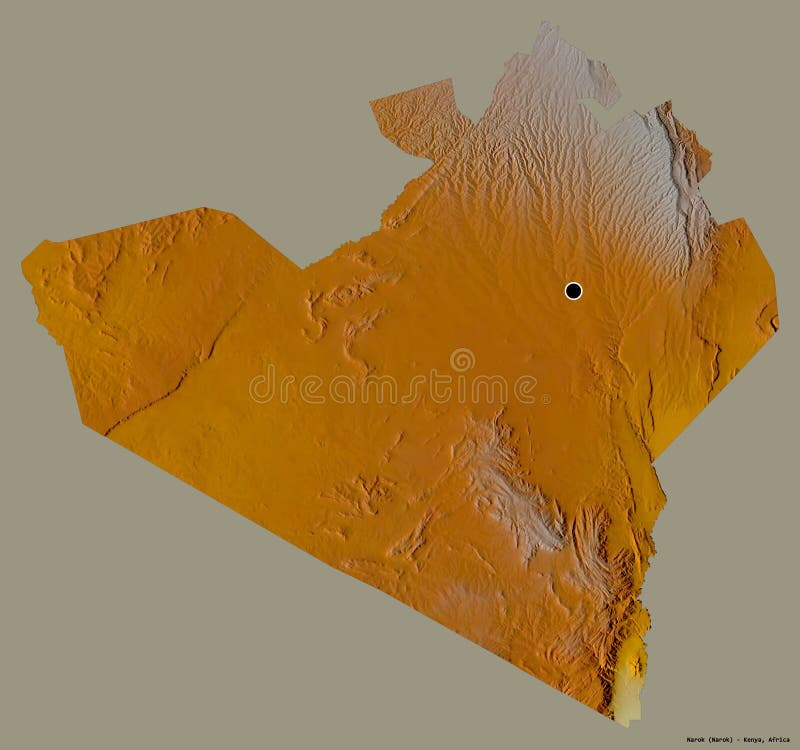 Narok County Republic of Kenya, Rift Valley Province Map Vector ...