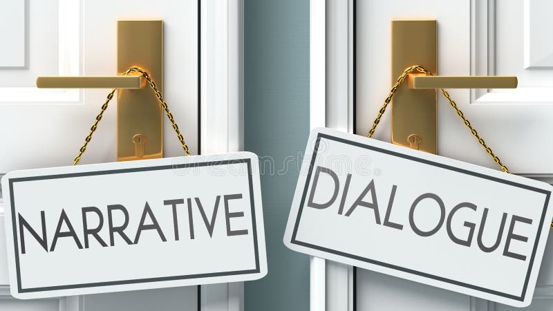 Narrative and Dialogue As a Choice - Pictured As Words Narrative ...
