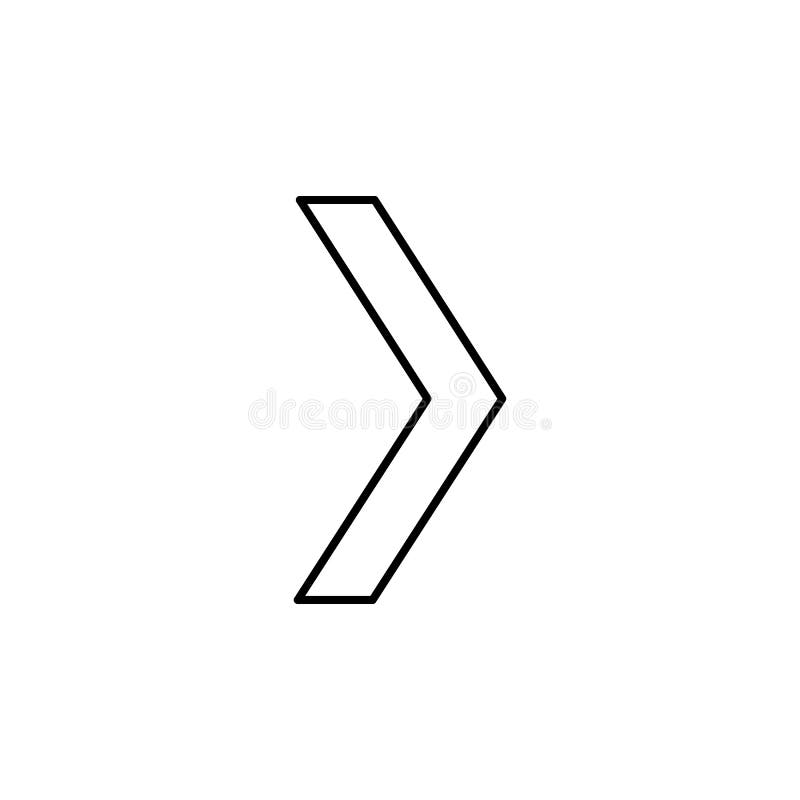 Narrow Arrow Icon. Element of Simple Icon for Websites, Web Design ...