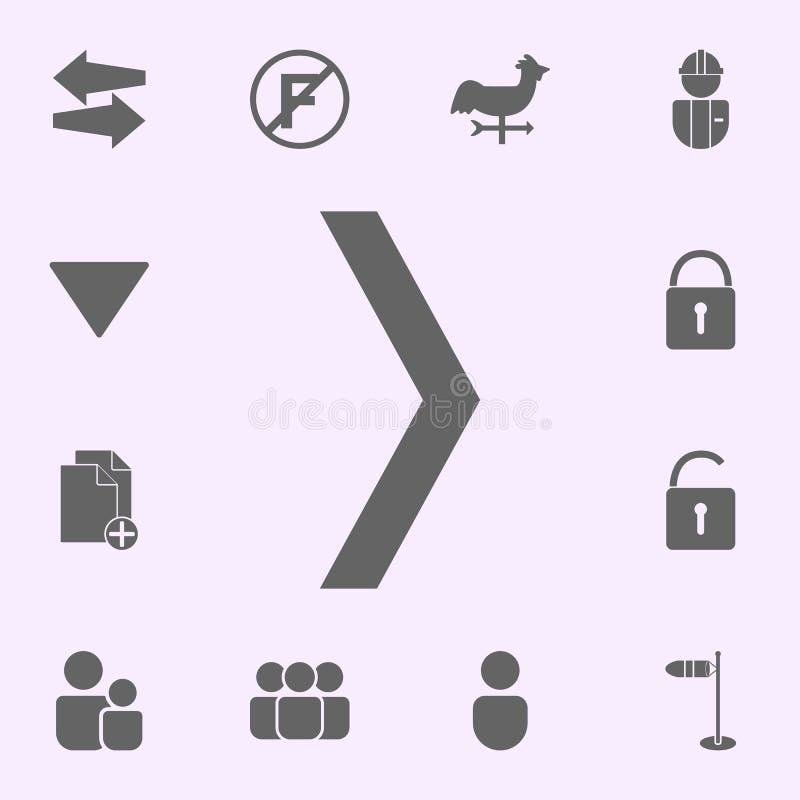 Narrow Arrow Icon. Element of Simple Icon for Websites, Web Design ...