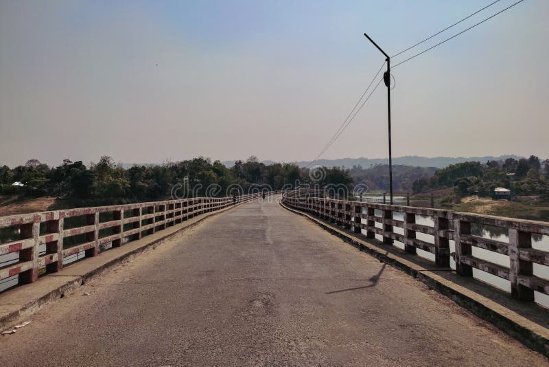Narrow Bridge Leading To Stilt Houses on the Water in Leyte ...